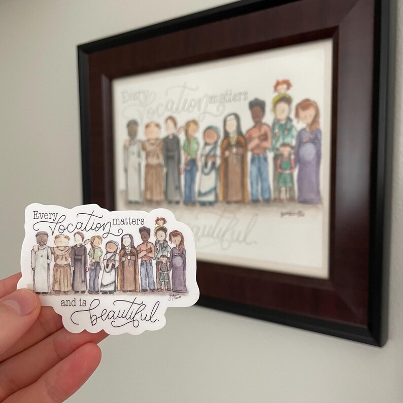 Every Vocation Matters Vinyl Sticker - Etsy