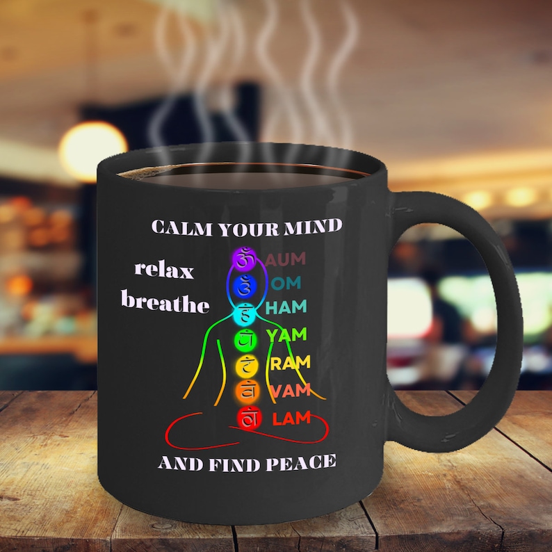 Meditation Coffee Mug, Meditation, Chakra Gifts for Women, Men, Gifts ...