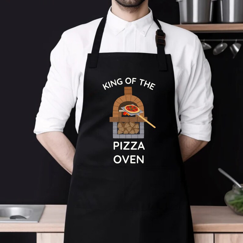 Pizza Oven Apron, Kitchen Apron for Men, Pizza Chef Gift for Men, Pizza ...
