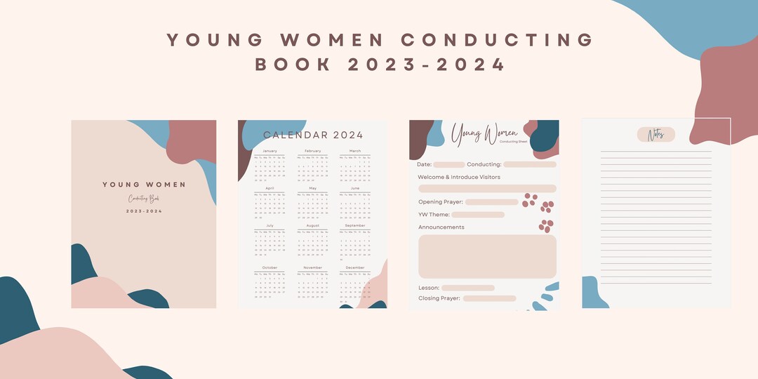Young Women Conducting Book 2023/2024 - Etsy