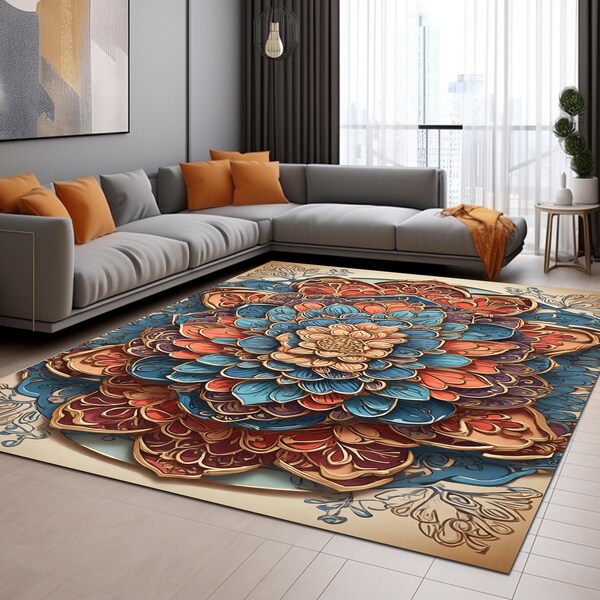 Mandala Rug - Etsy Australia