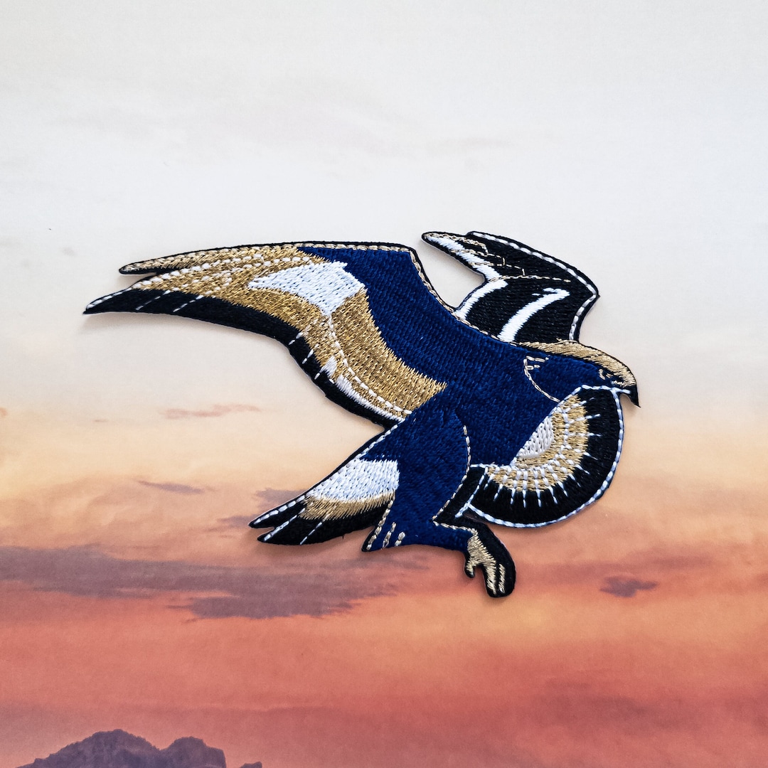 Golden Eagle Embroidered Patch - Etsy