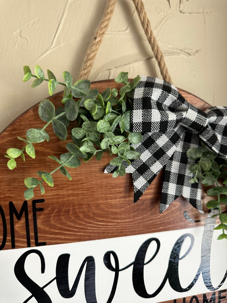 Home Sweet Home Door Hanger Housewarming Gift Home Decor - Etsy