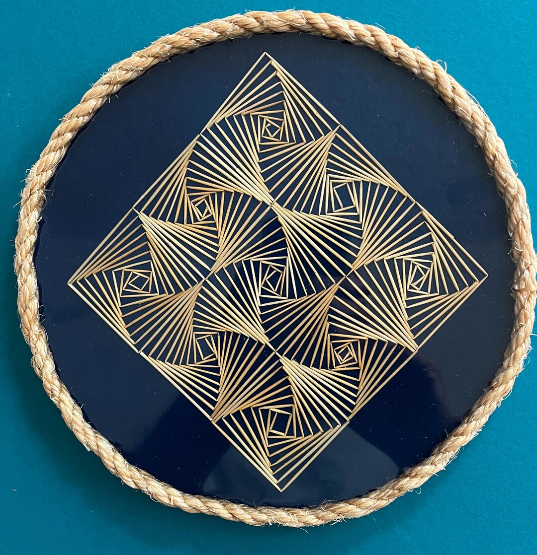 Interlocking Fans Wall Hanging (A7) - Etsy