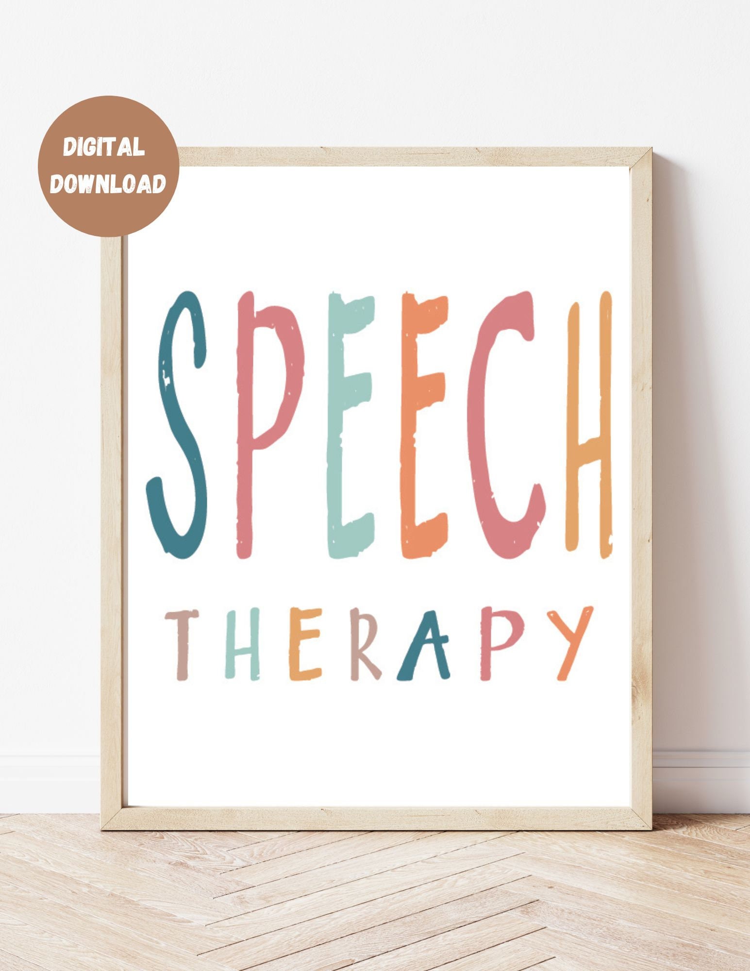 Speech Therapy Poster, Speech Poster, Speech Decor - Etsy