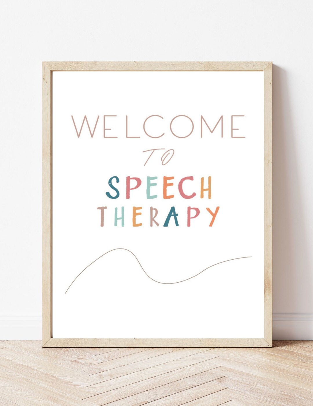 Welcome to Speech Therapy, Speech Therapy Sign - Etsy