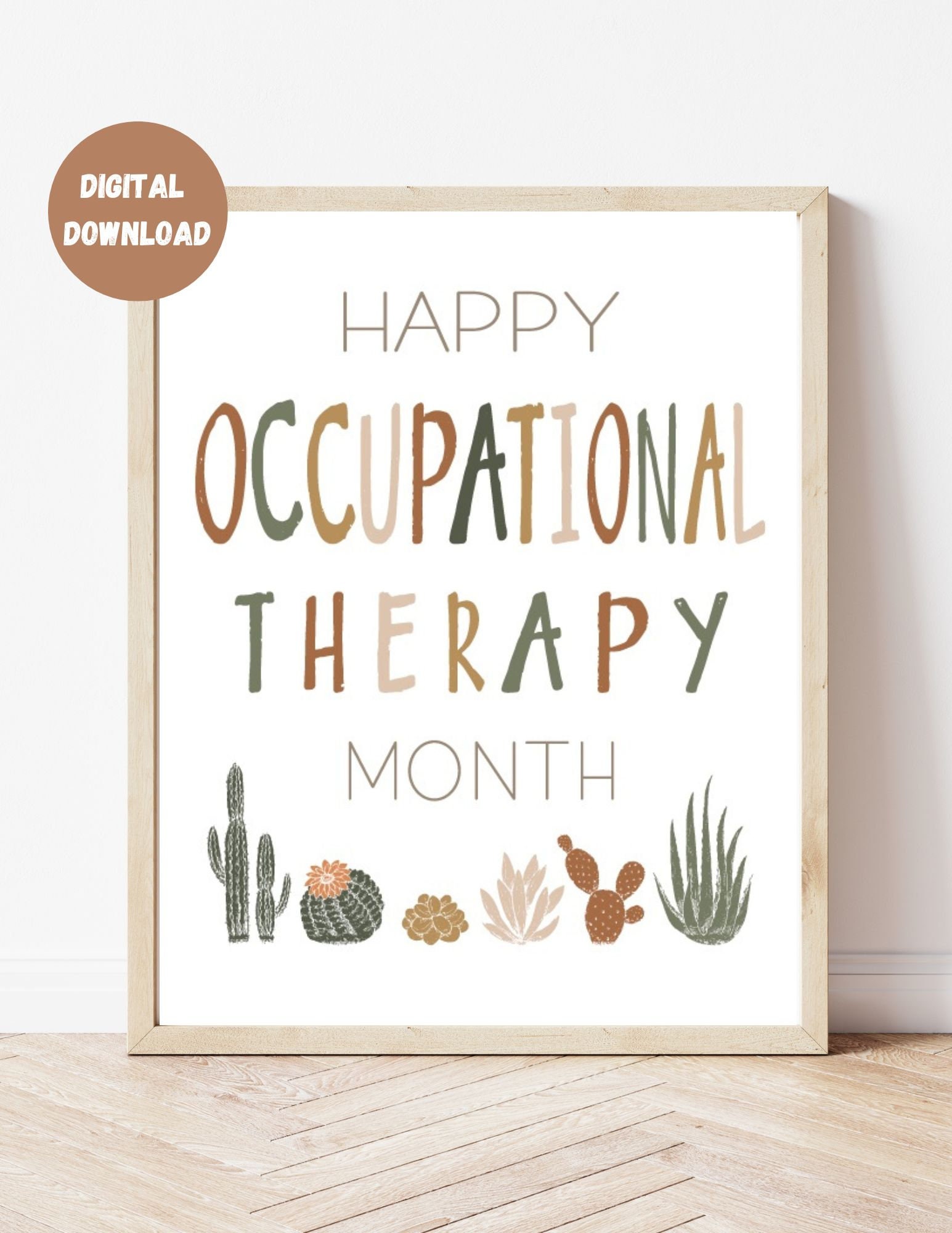 OT Month Poster, Occupational Therapy Month Poster, Therapy Month ...
