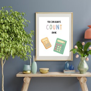 5 Math Poster Bundle, Math Classroom Poster, Math Teacher Gift ...