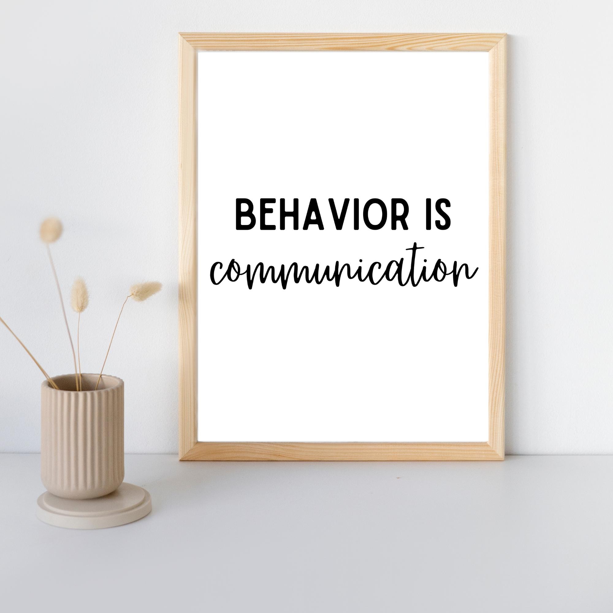 Behavior is Communication Poster, Special Education Teacher, SPED ...