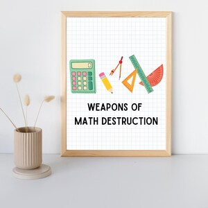 Math Poster, Math Classroom Decor, Math Classroom, Math Teacher, Funny ...