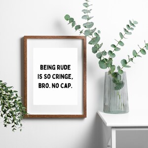 Funny Classroom Poster, High School Slang Poster, Middle School Poster ...