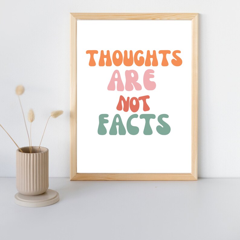 Retro Motivational Poster Bundle, 5 Mental Health Posters, Counseling ...