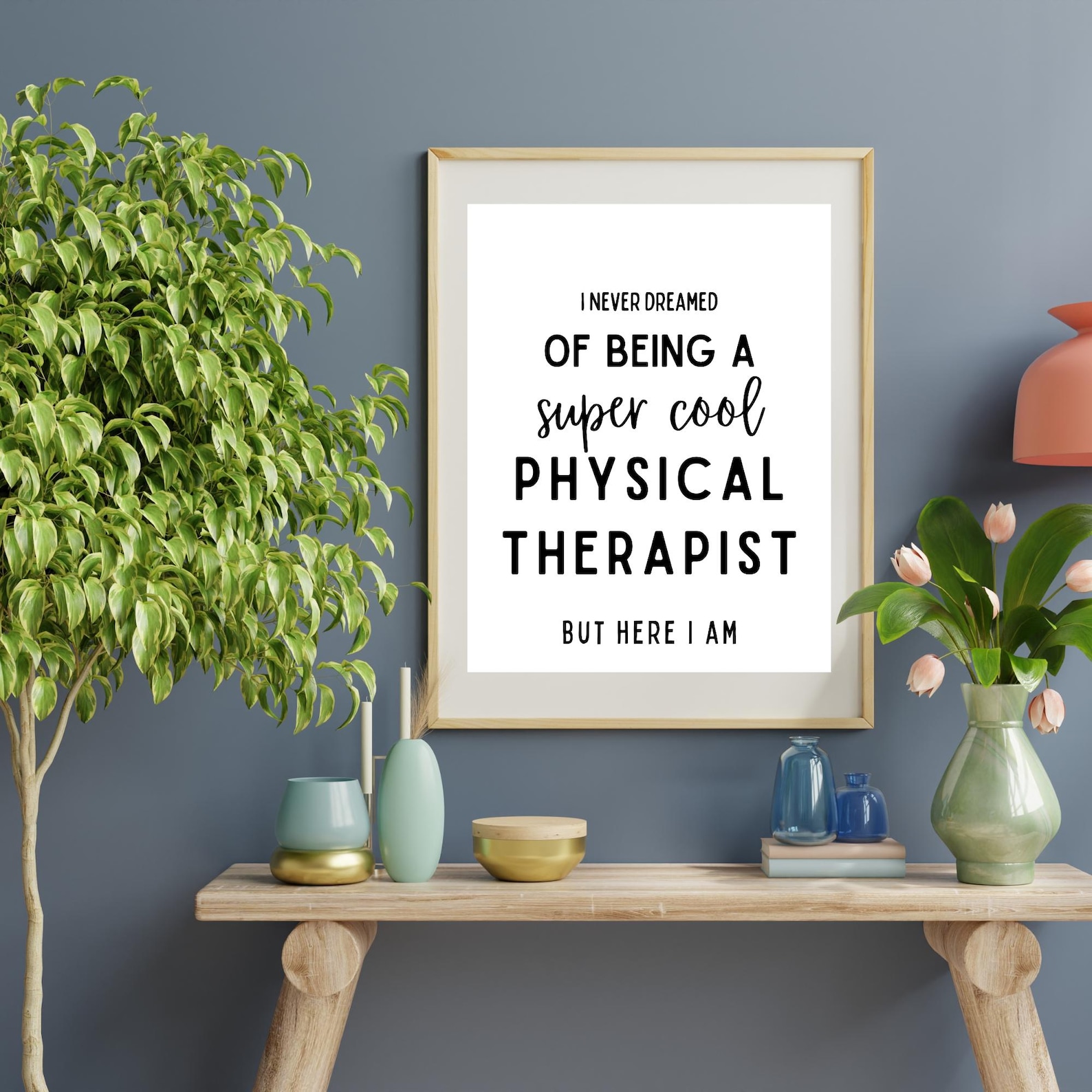 Funny Physical Therapy Poster, Physical Therapist, Physical Therapist ...