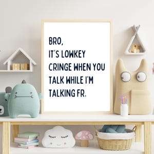 Gen Z Classroom Poster, High School Classroom Decor, Middle School Sign ...