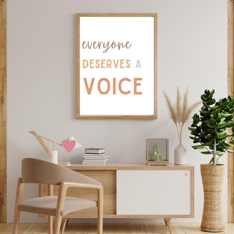 6 Boho Speech Room Posters, Speech Therapy Posters, Speech Classroom ...