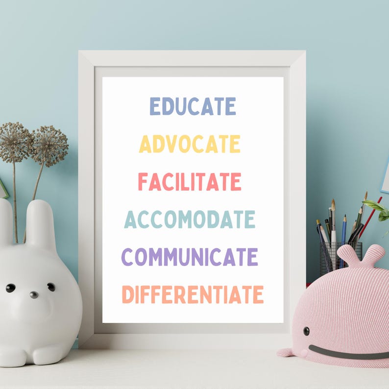 Special Education Teacher Poster, SPED Teacher, Special Education ...