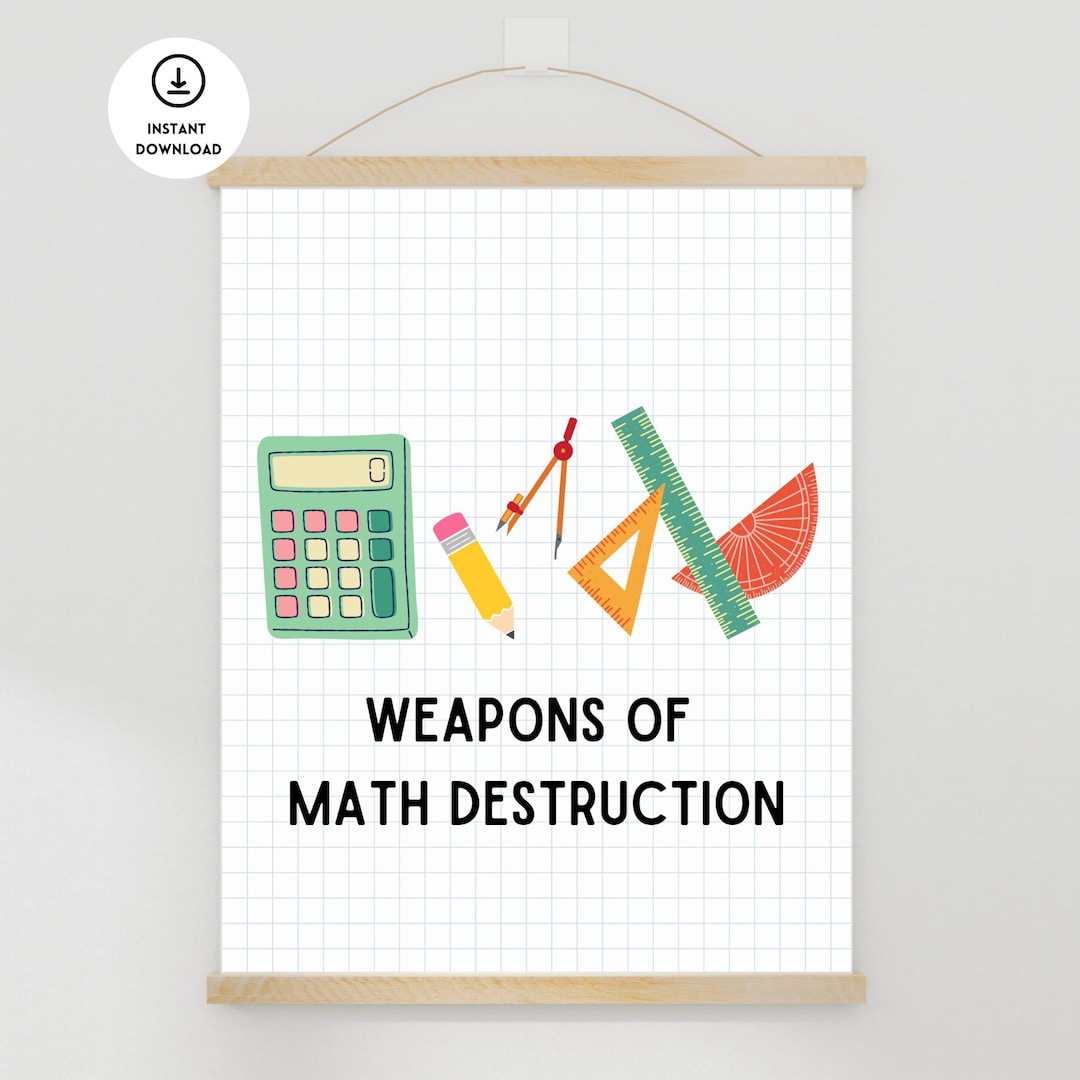 Math Poster, Math Classroom Decor, Math Classroom, Math Teacher, Funny ...