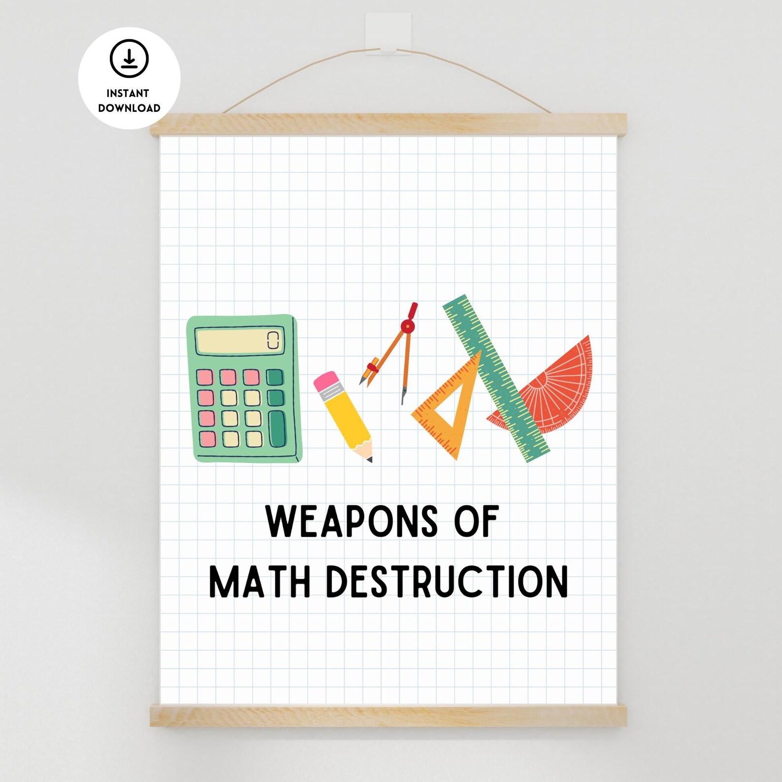 Math Poster, Math Classroom Decor, Math Classroom, Math Teacher, Funny ...