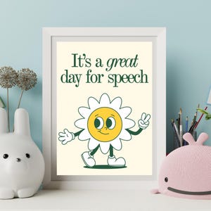 4 Retro Speech Posters, Speech Therapy Posters, SLP, Speech Pathology ...