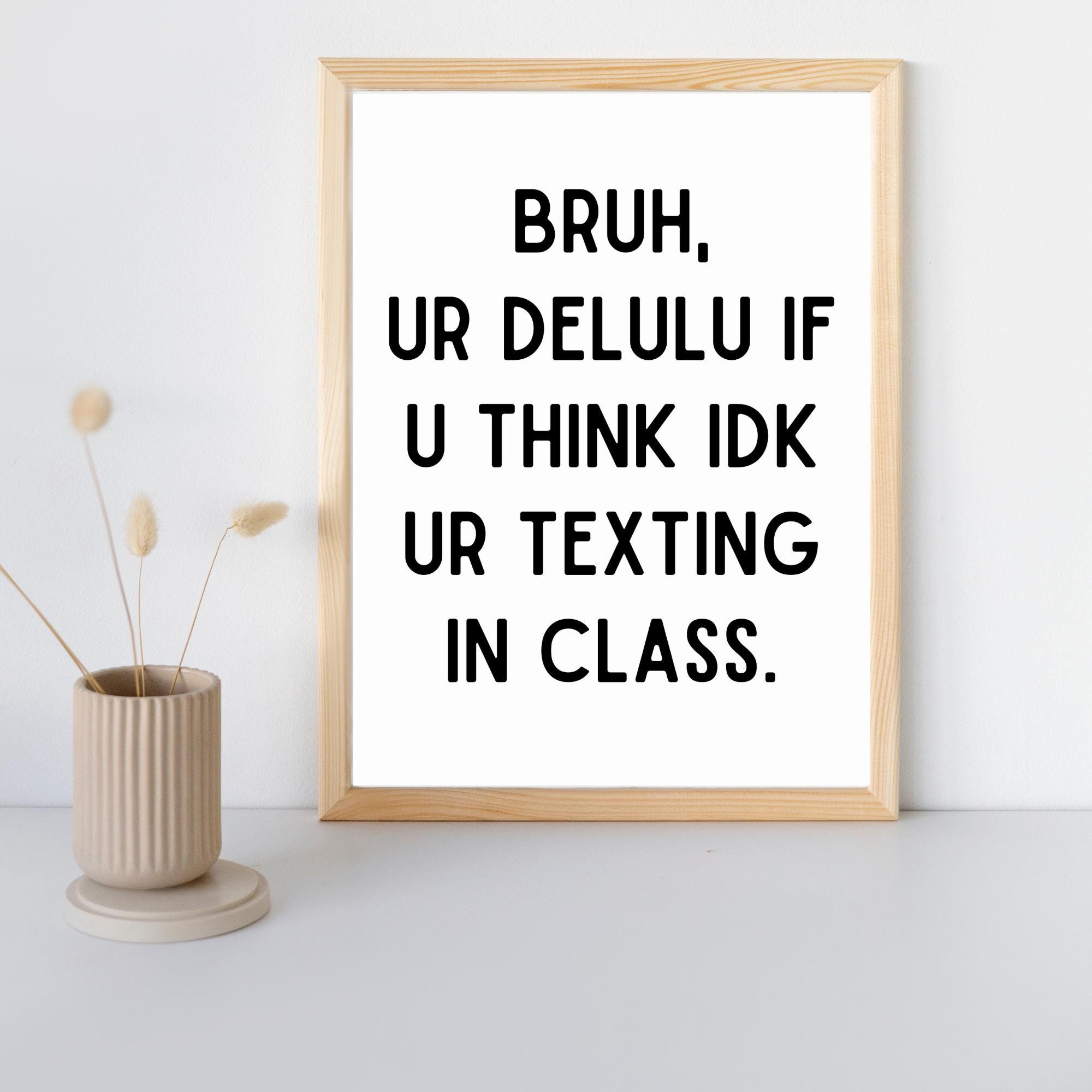 Gen Z Classroom Slang Poster, High School Poster, Middle School Poster ...