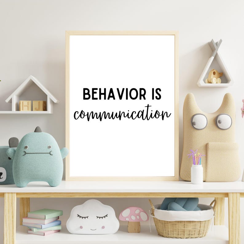 Behavior is Communication Poster, Special Education Teacher, SPED ...