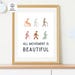 All Movement is Beautiful Poster, Physical Therapy Poster, Occupational ...