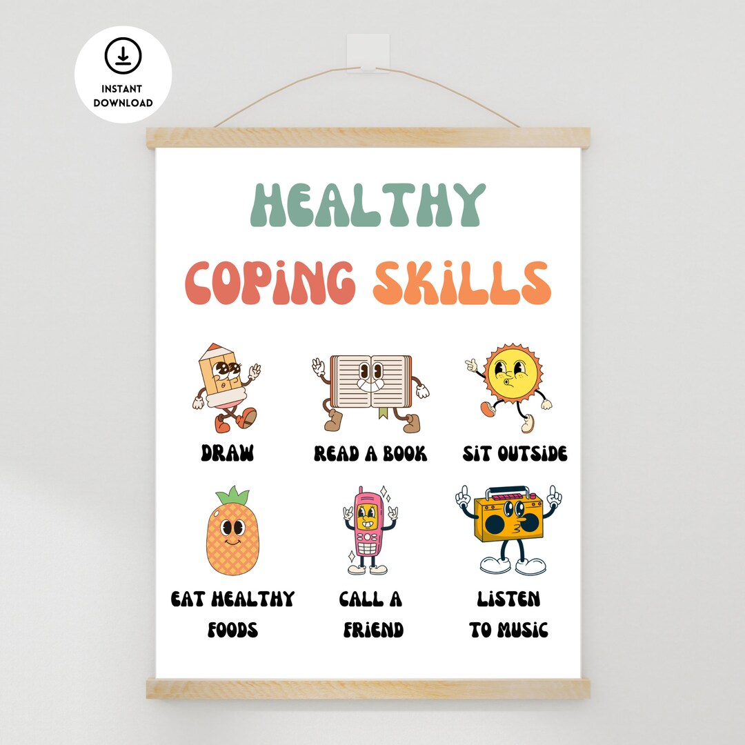 Retro Counseling Office Wall Art, Counseling Poster, Psychology Wall ...