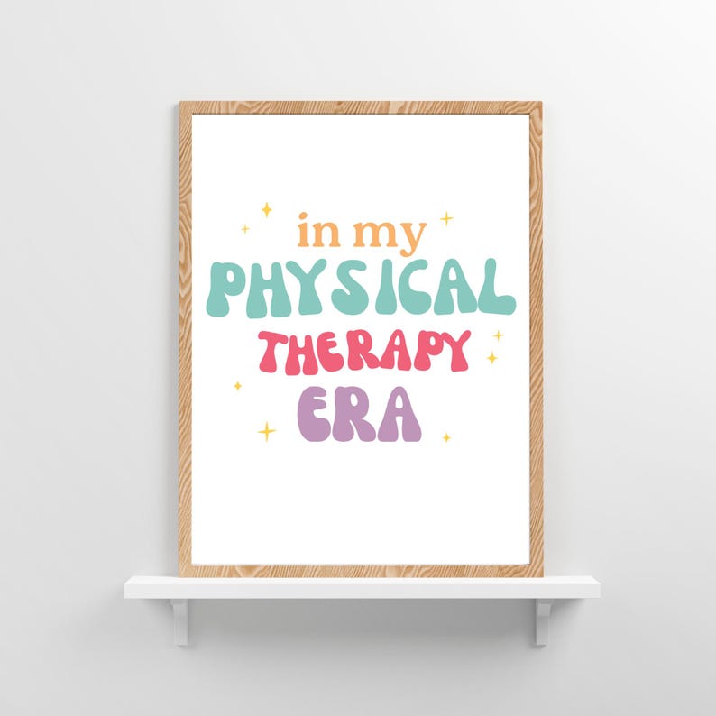 5 Groovy Physical Therapy Posters, Physical Therapy Office Decor ...