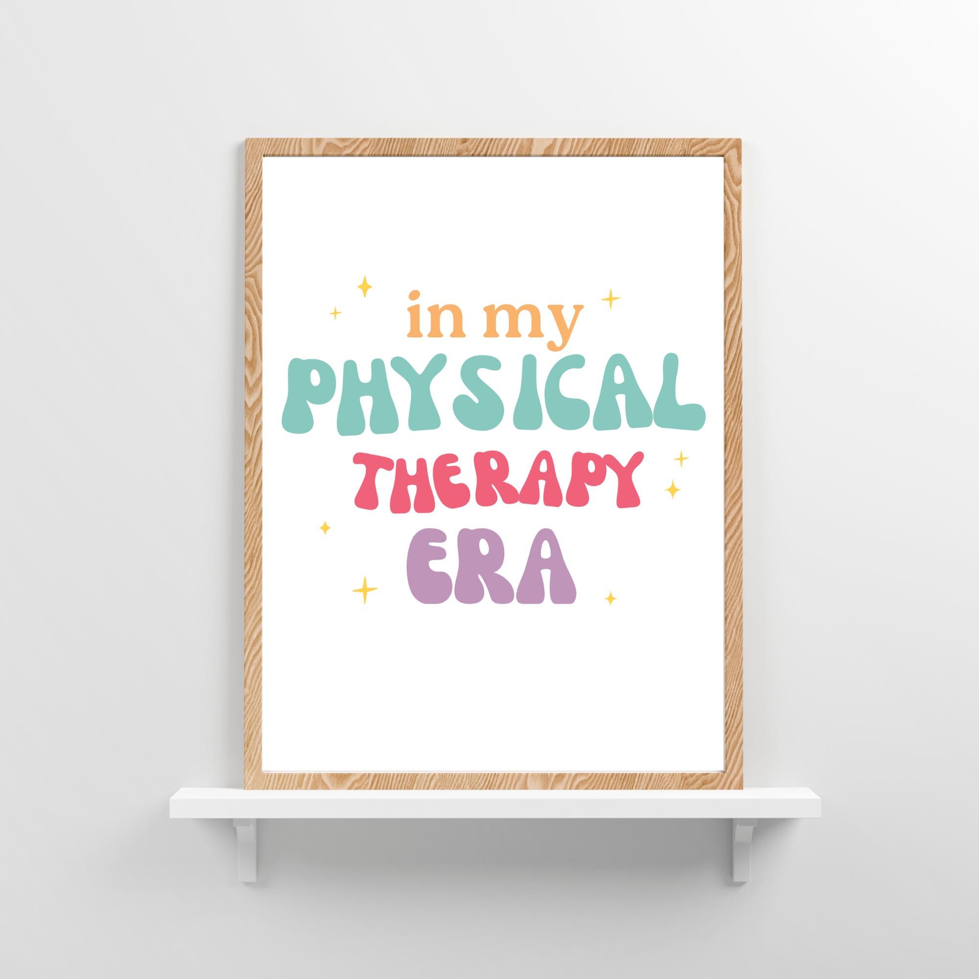 5 Groovy Physical Therapy Posters, Physical Therapy Office Decor ...
