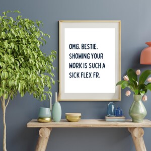 Funny Classroom Poster, Middle School Sign, High School Classroom Decor ...