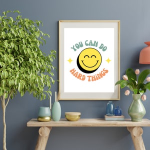 Retro Motivational Poster Bundle, 5 Mental Health Posters, Counseling ...