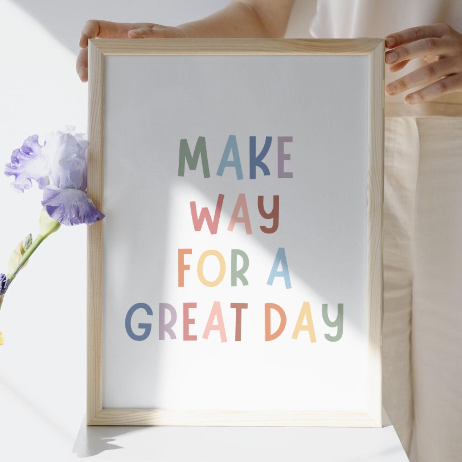 Make Way for a Great Day Poster, Playroom Poster, Playroom Decor ...