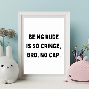 Funny Classroom Poster, High School Slang Poster, Middle School Poster ...