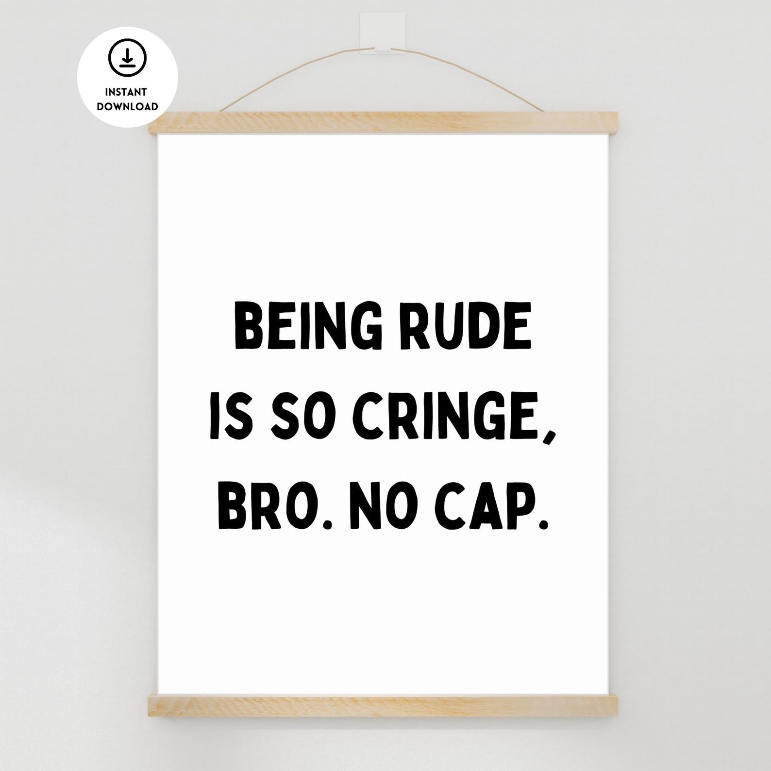 Funny Classroom Poster, High School Slang Poster, Middle School Poster ...