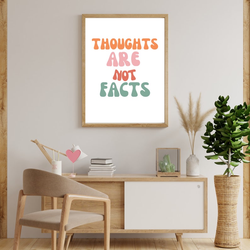 Retro Motivational Poster Bundle, 5 Mental Health Posters, Counseling ...