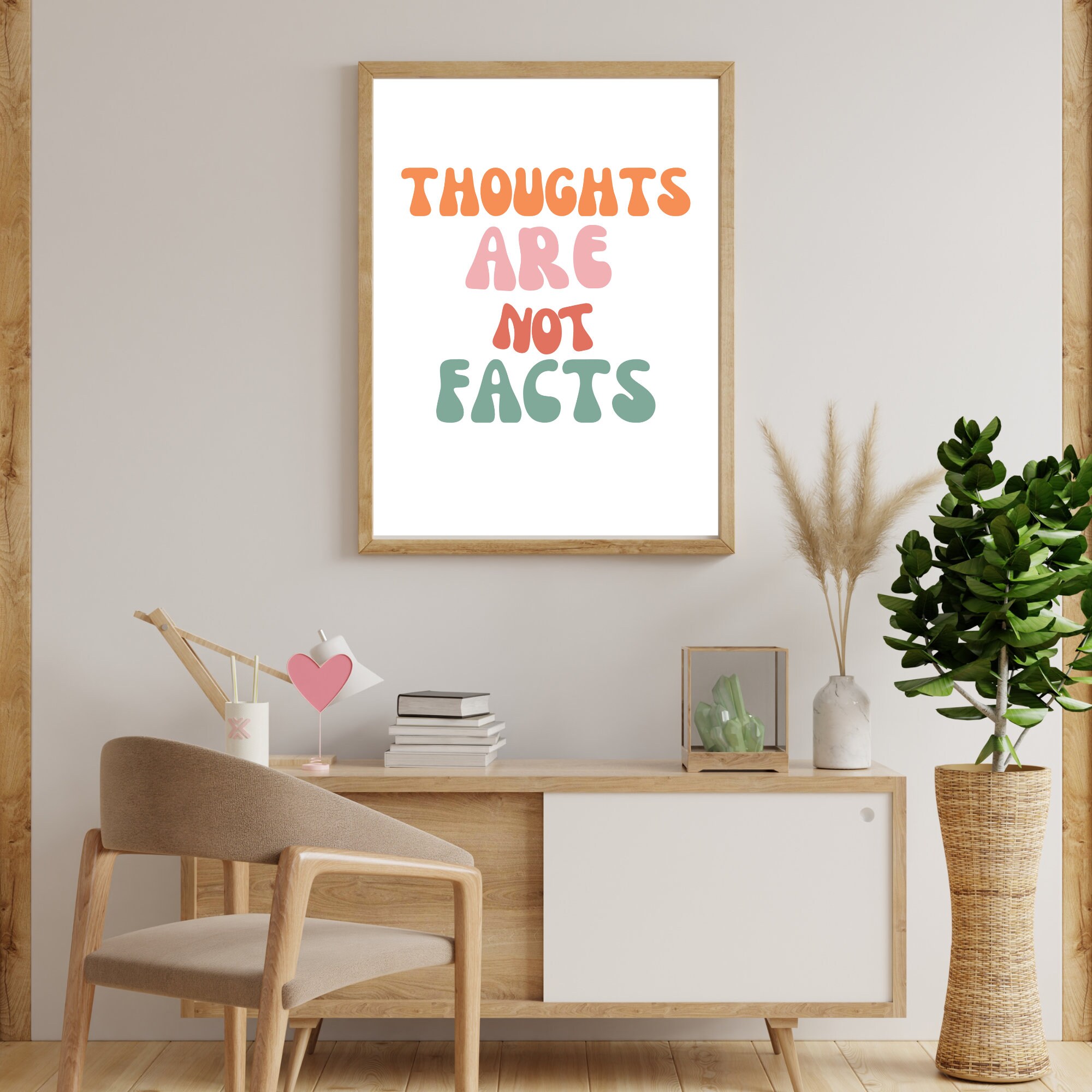 Retro Motivational Poster Bundle, 5 Mental Health Posters, Counseling ...