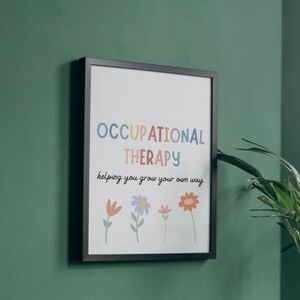 Occupational Therapy Poster, Occupational Therapy, Occupational Therapy ...