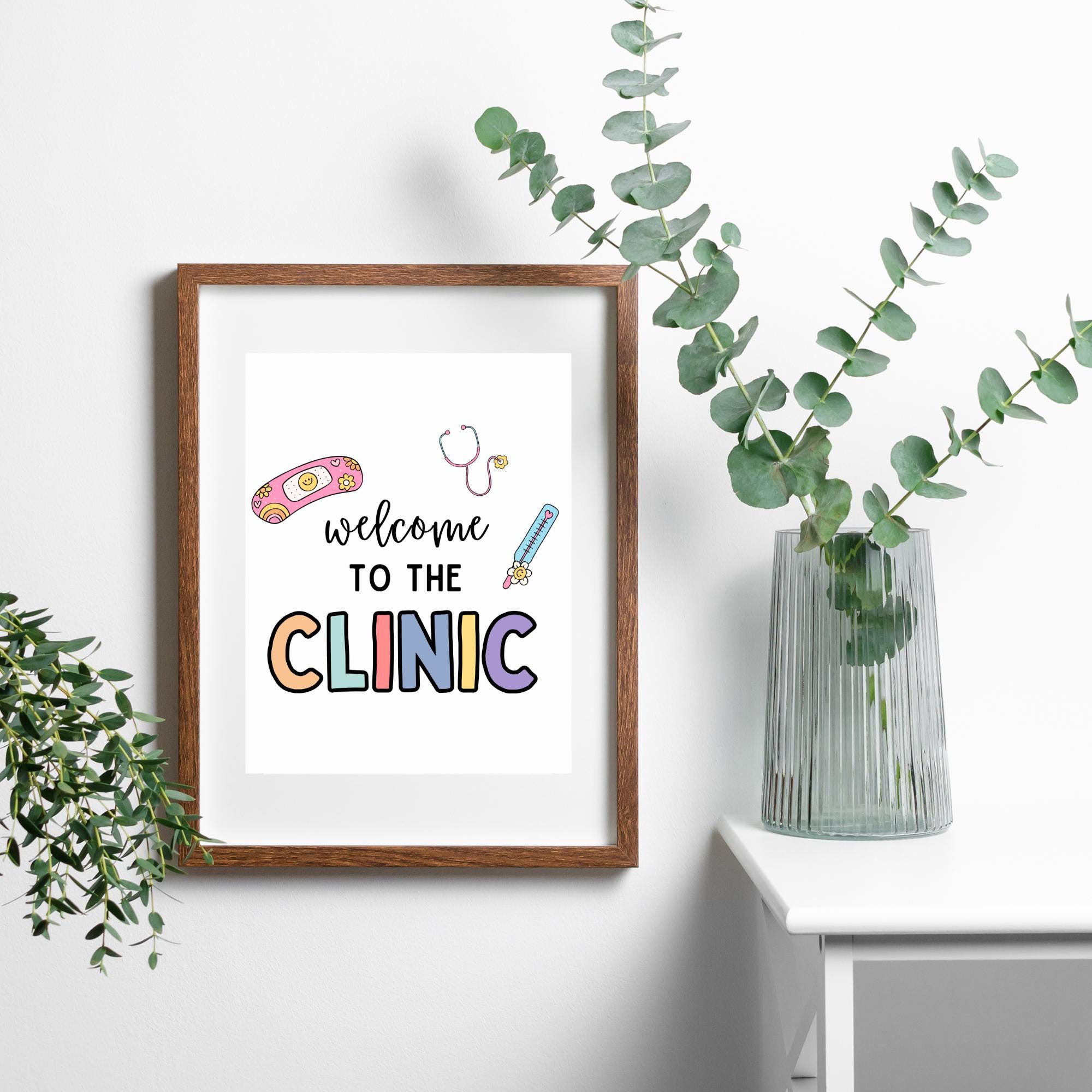 8 Retro School Nurse Posters, School Nurse Bulletin Board, School Nurse ...