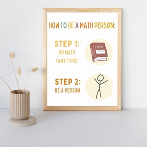 Boho Math Classroom Poster Bundle, Boho Math Decor, Math Wall Art ...