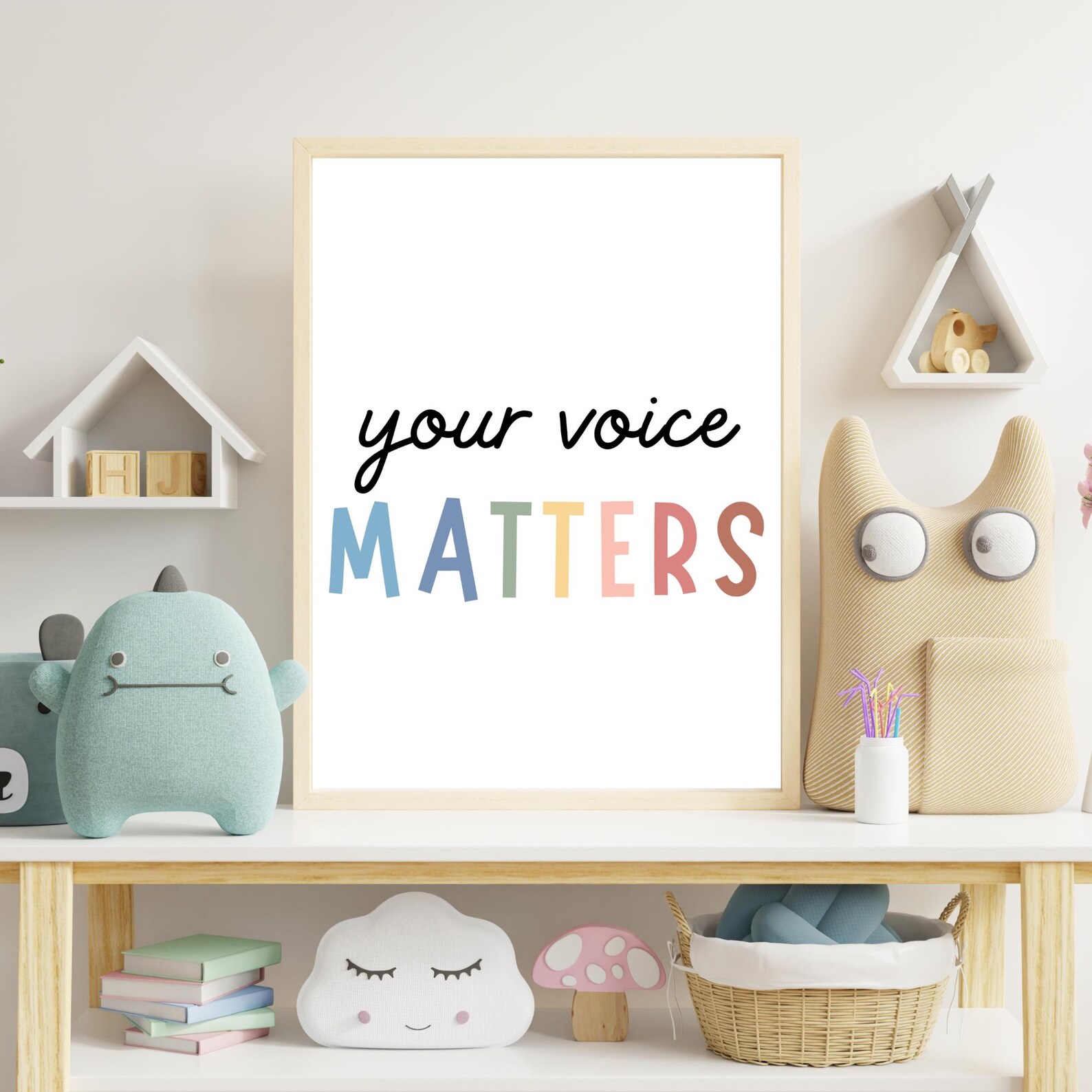 Your Voice Matters Poster, Speech Therapy Decor, Speech Room Poster ...