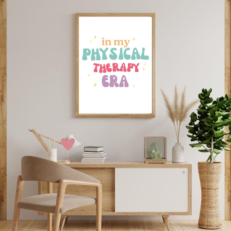 5 Groovy Physical Therapy Posters, Physical Therapy Office Decor ...