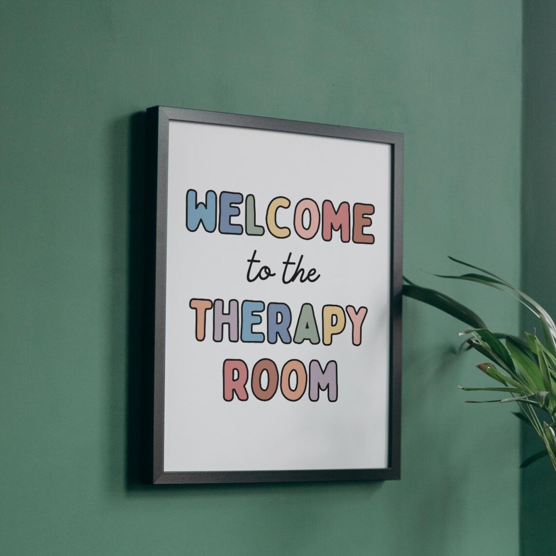 Welcome to the Therapy Room Poster, Speech Therapy Poster, SLP, Speech ...