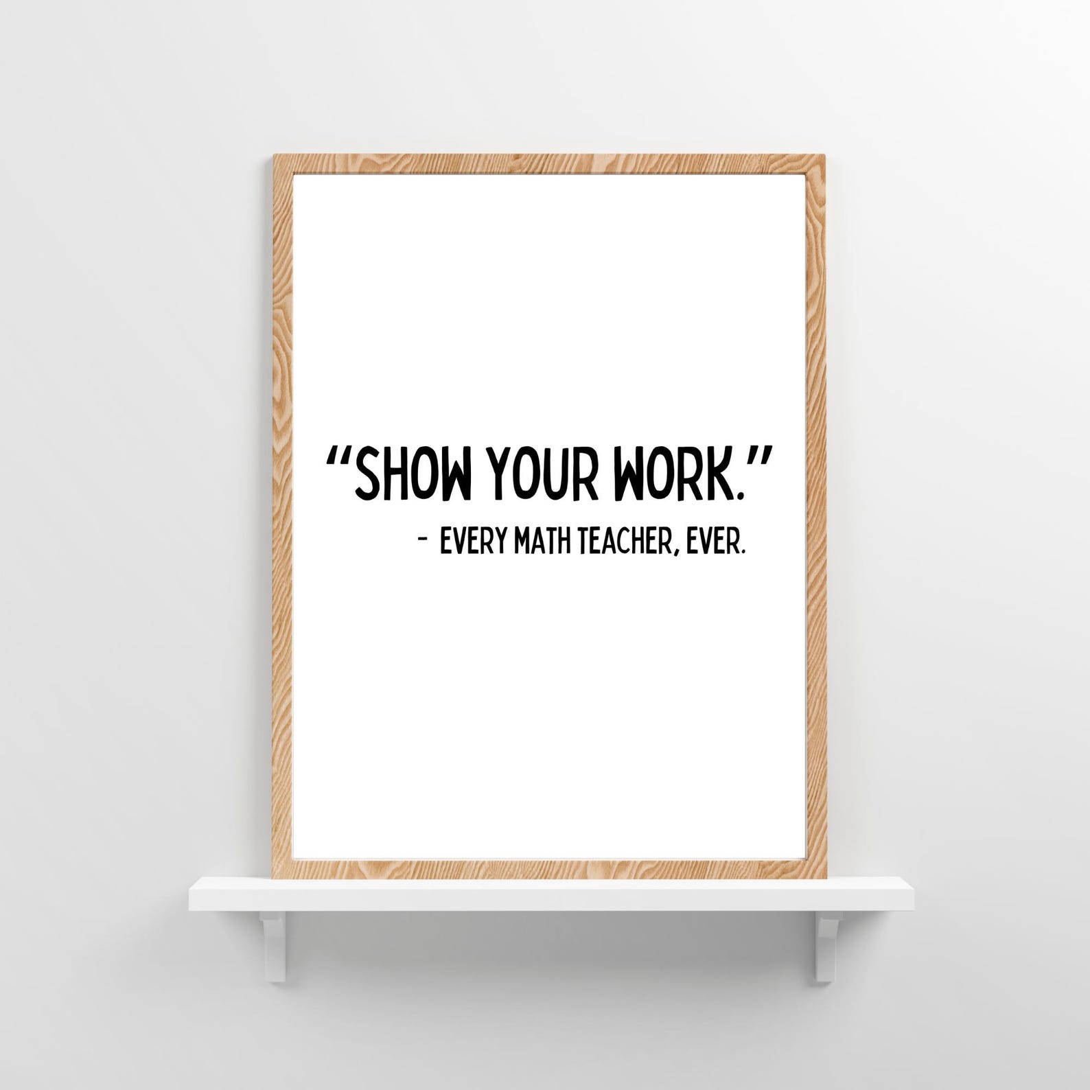 5 Math Poster Bundle, Math Classroom Poster, Math Teacher Gift ...