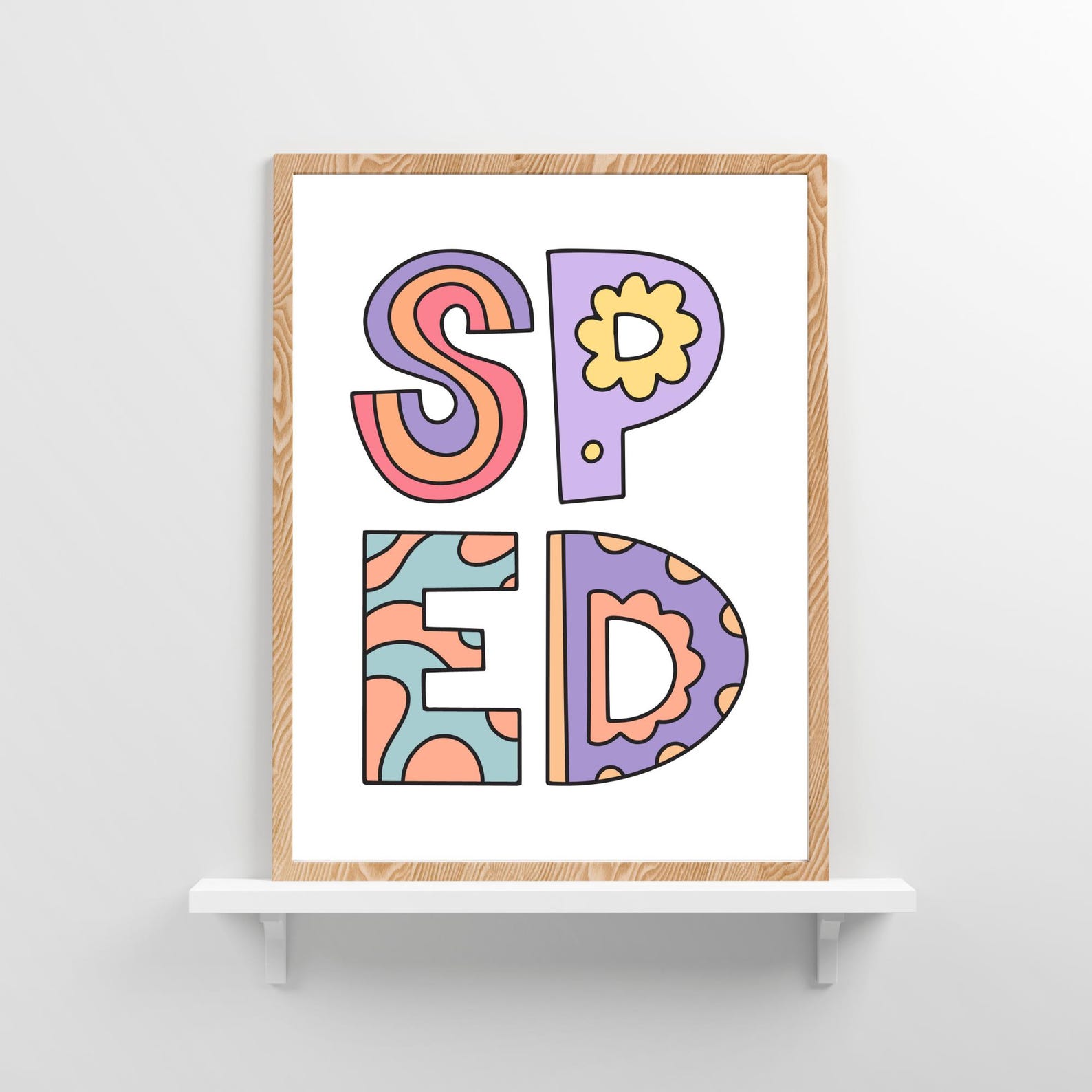 6 Special Education Posters, Special Education Teacher, SPED Team, SPED ...