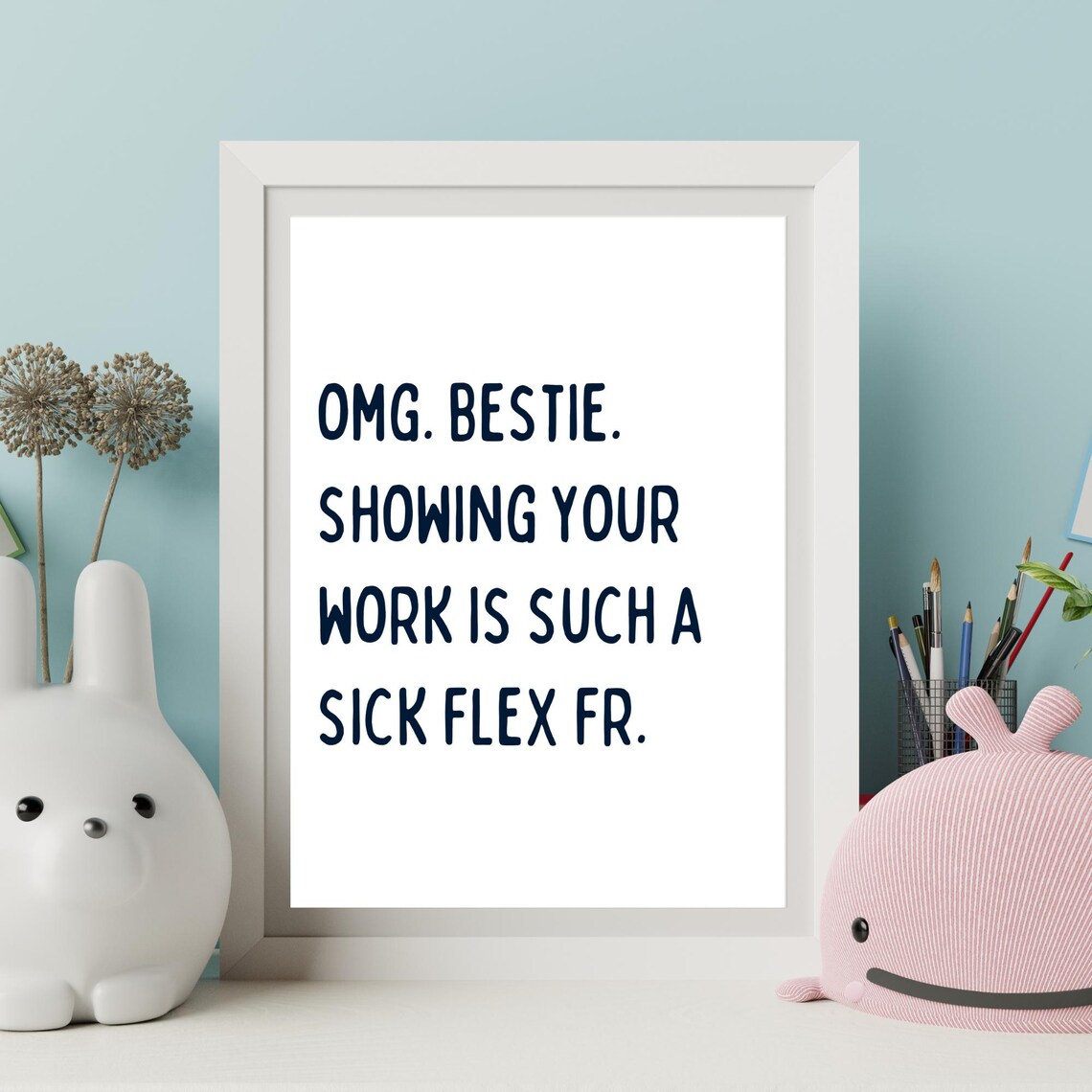 Funny Classroom Poster, Middle School Sign, High School Classroom Decor ...