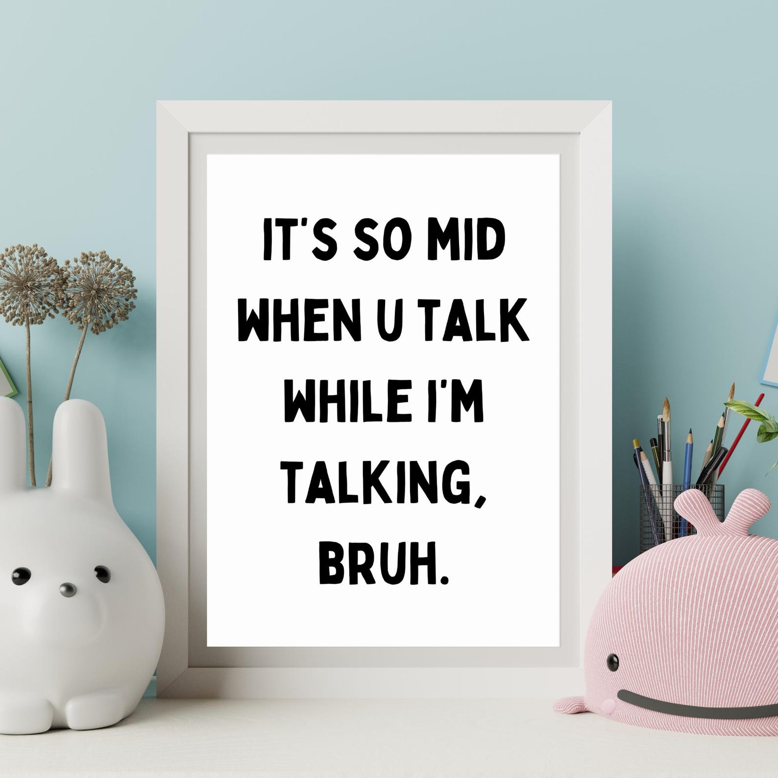 Funny Classroom Poster, Middle School Wall Art, Funny Classroom Rules ...