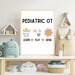 Pediatric Occupational Therapy Poster, Pediatric OT, Occupational ...