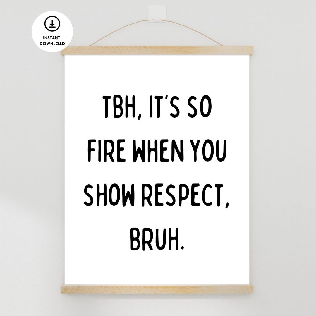 Funny Classroom Poster, Gen Z Slang Poster, High School Classroom ...