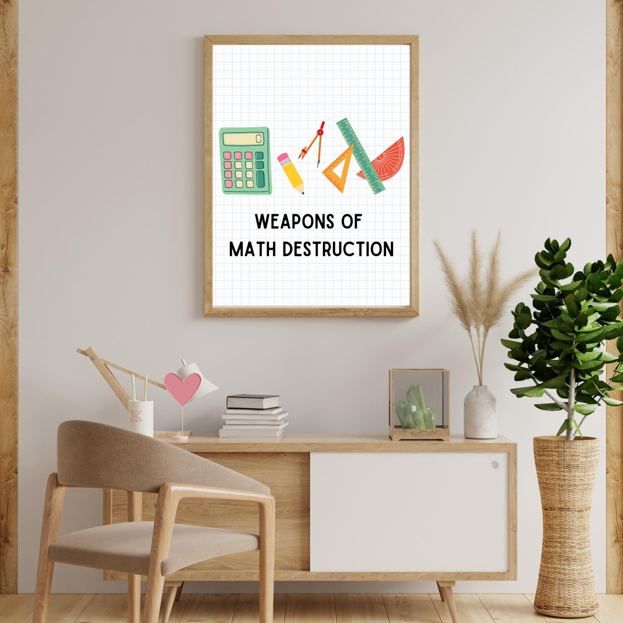Math Poster, Math Classroom Decor, Math Classroom, Math Teacher, Funny ...