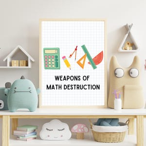 Math Poster, Math Classroom Decor, Math Classroom, Math Teacher, Funny ...